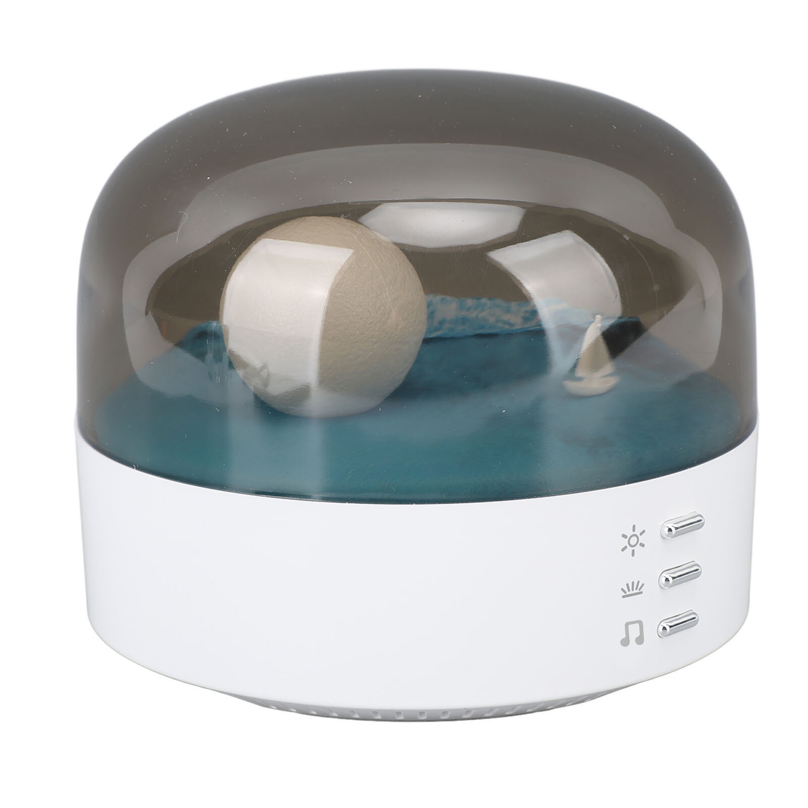 Bluetooth Night Light Speaker Portable Indoor Night Lamp for Bedroom White Size 12x12x10cm Material ABS+PC+PVC Battery 1200mAh Lithium ion Rated Power 3.2W Rated Current 1A Charging Port Type-C Weight 352g