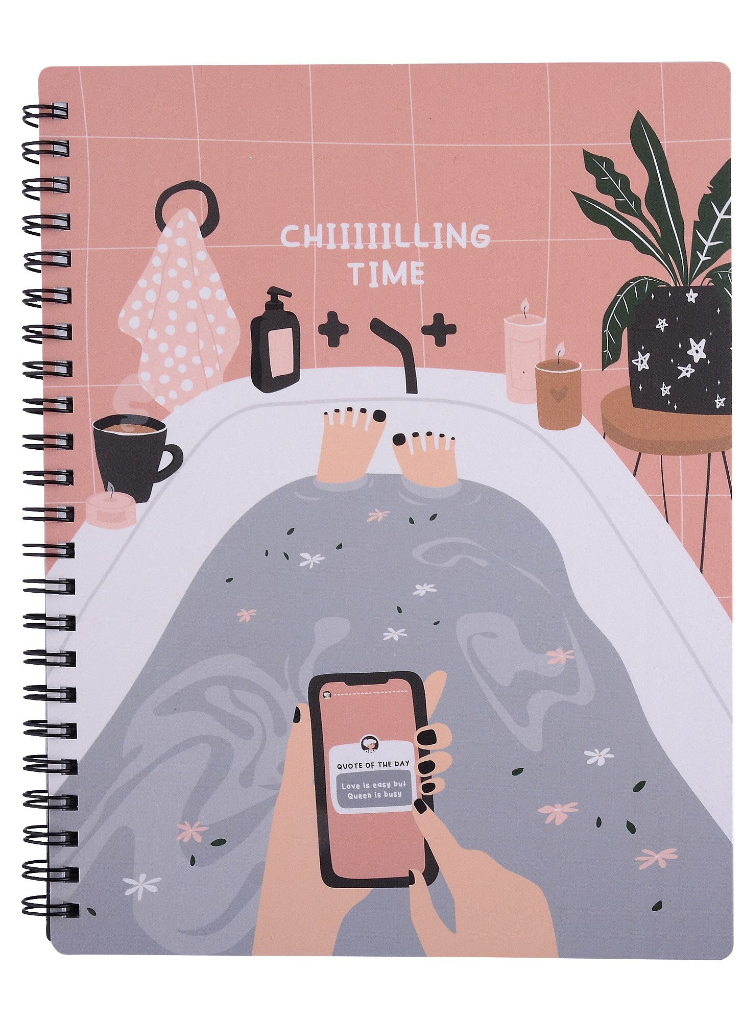 Тетрадь в клетку Be Smart, "Blogger. Ванна", 80 листов