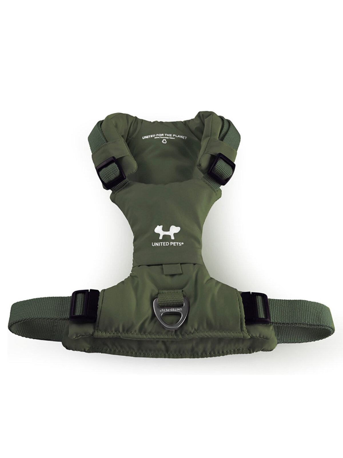 Шлейка United Pets Citylife, Y-образная, для собак, M, 20x57-78 см, хаки