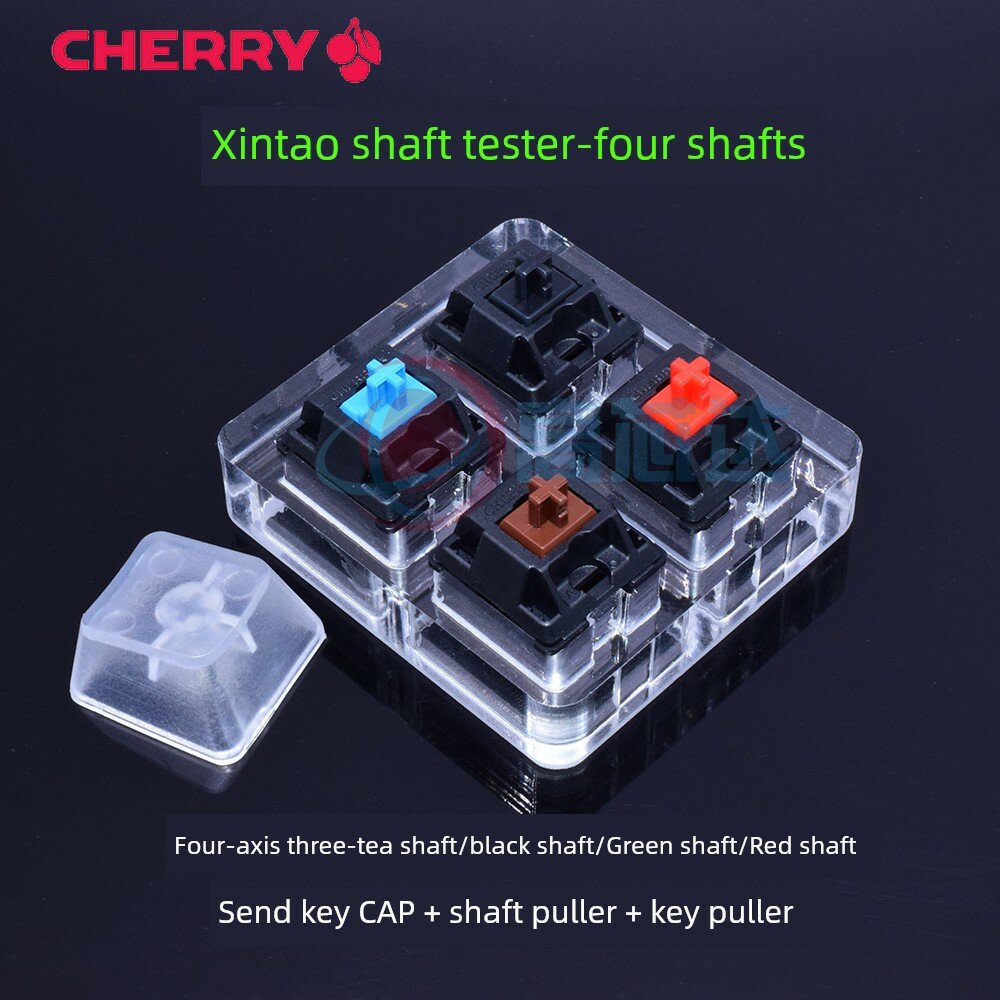 Новый тестер переключателей Cherry CHERRY, переключатели TTC Kaihua BOX, синие, красные, коричневые, белые, корпус