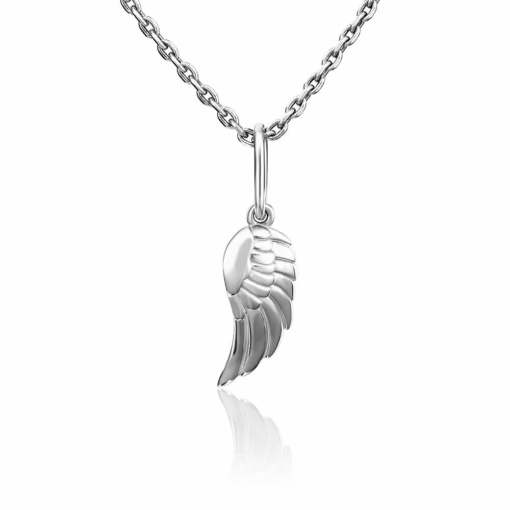 Подвеска, белое золото, 585 проба, родирование