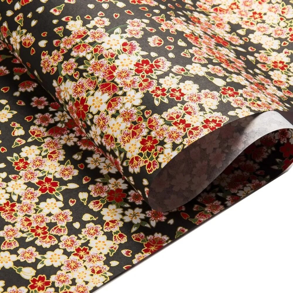 Крафт-бумага с узором Сакуры 42*58 см