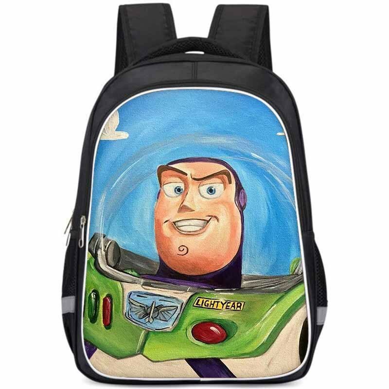 Рюкзак для детей Buzz Lightyear с большим объемом из оксфордской ткани, размер-2-Большой