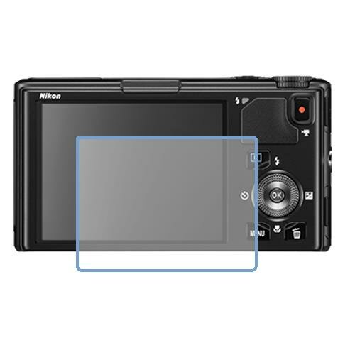 Скрин Мобайл защитный экран для фотоаппарата Nikon Coolpix S9500 из нано стекло 9H
