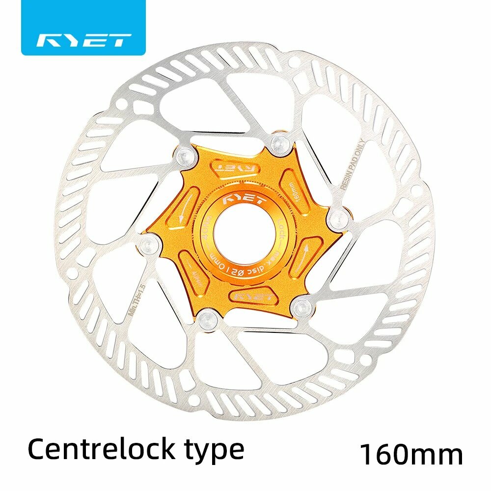 RYET Дисковый ротор 140 мм / 160 мм OR Centerlock 160