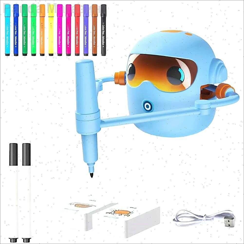 Умный робот-художник для детей: набор с карандашами, идея подарка на день рождения