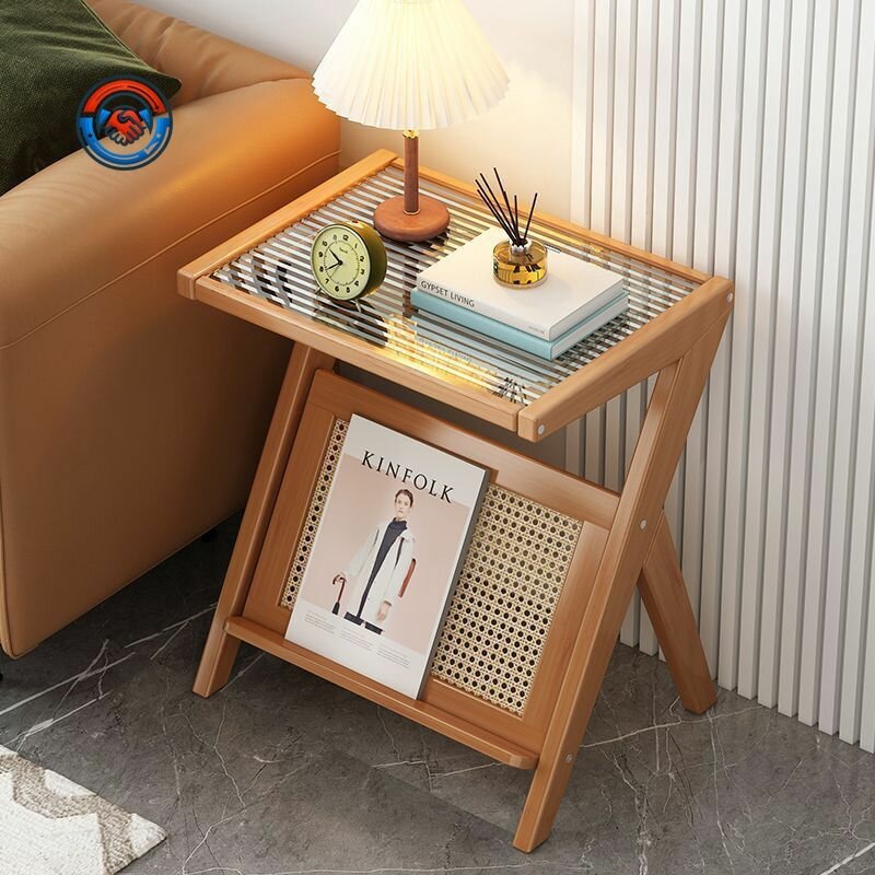 Тумба прикроватная напольная универсальная для спальни, прихожей, гостиной и детской, компактный прикроватный столик с вместительным ящиком, удобная тумбочка под лампу и книги, стильная мебель для хранения мелочей