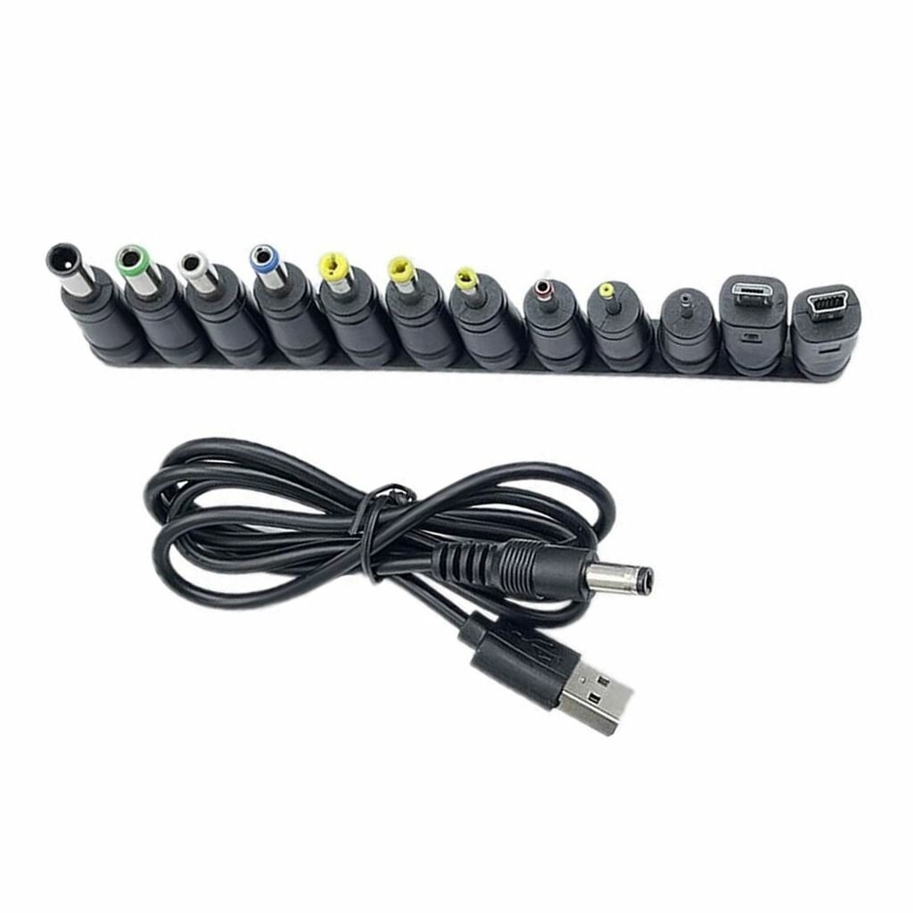 Аудиокабель, Кабель питания USB к DC5,5x2,1 мм Поддерживает зарядку от сети 5 В с несколькими разъемами