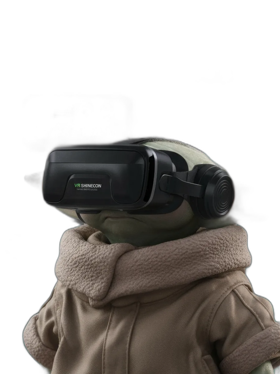 Виртуальные очки c наушниками для смартфона, вр очки