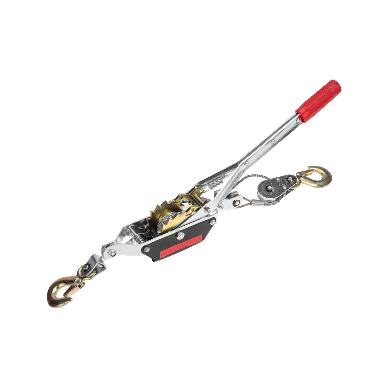 Лебедка ручная REXANT 2т, рычажная, двойной храповой механизм