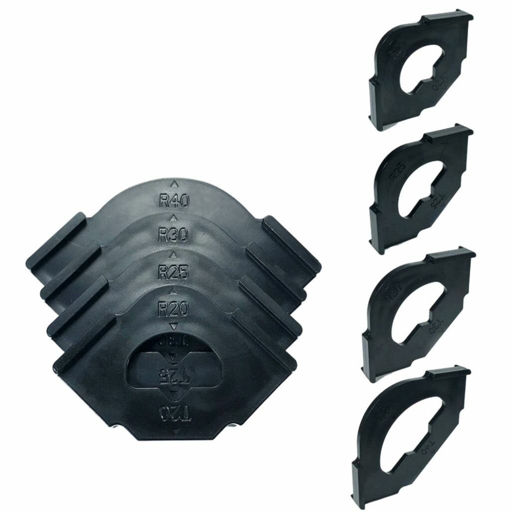 Набор шаблонов для радиусной обработки углов