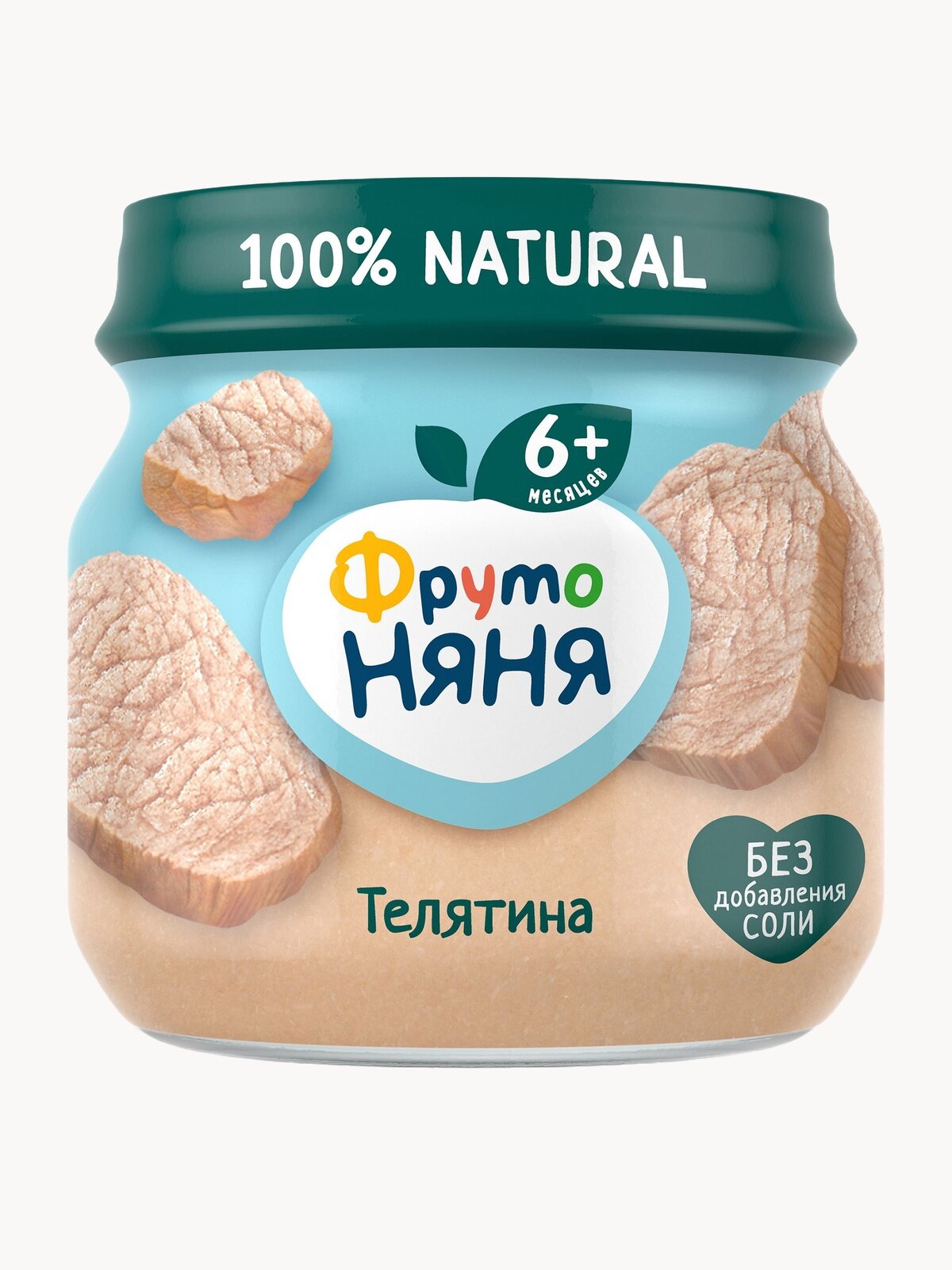 ФрутоНяня 80г Пюре из телятины (6 шт)