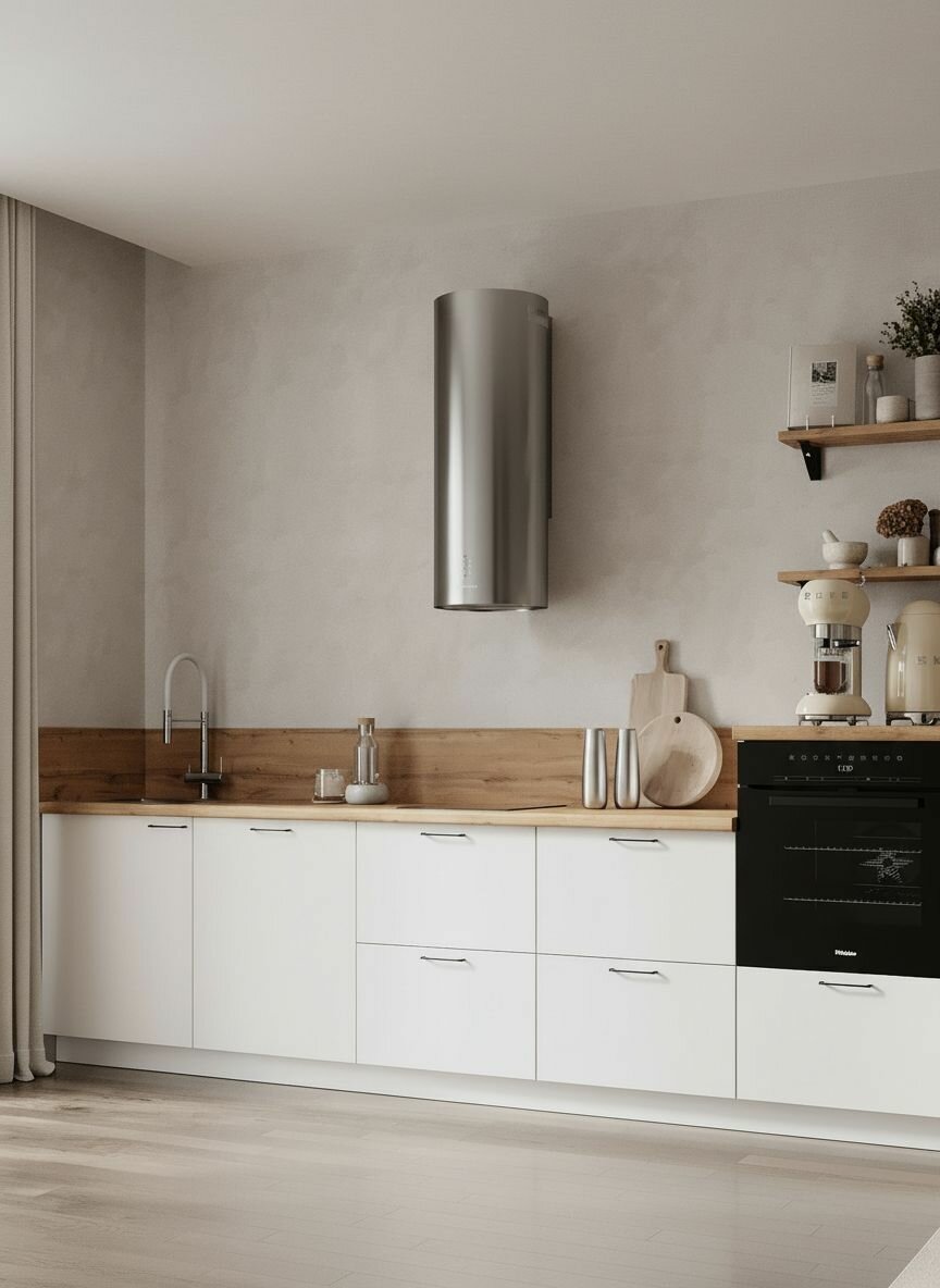 ARNIKA Кухонный гарнитур со столешницей "Дакия" 3м х 2,4м, цвет белый, фасад пленка ПВХ