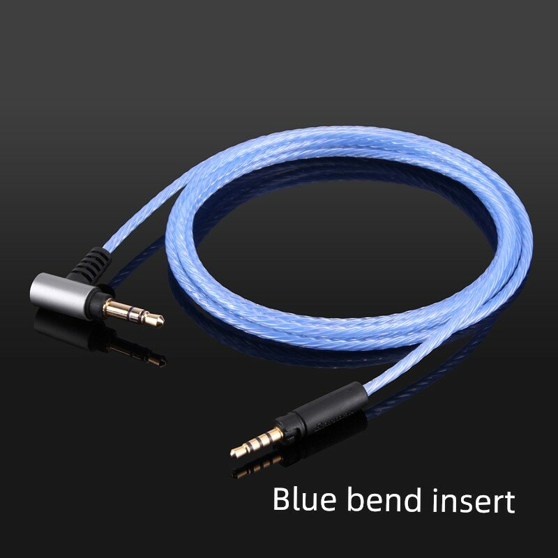 Наушники Sennheiser Momentum проводной кабель синий изогнутый штекер для Bluetooth