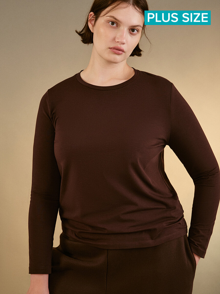 Лонгслив Plus Size