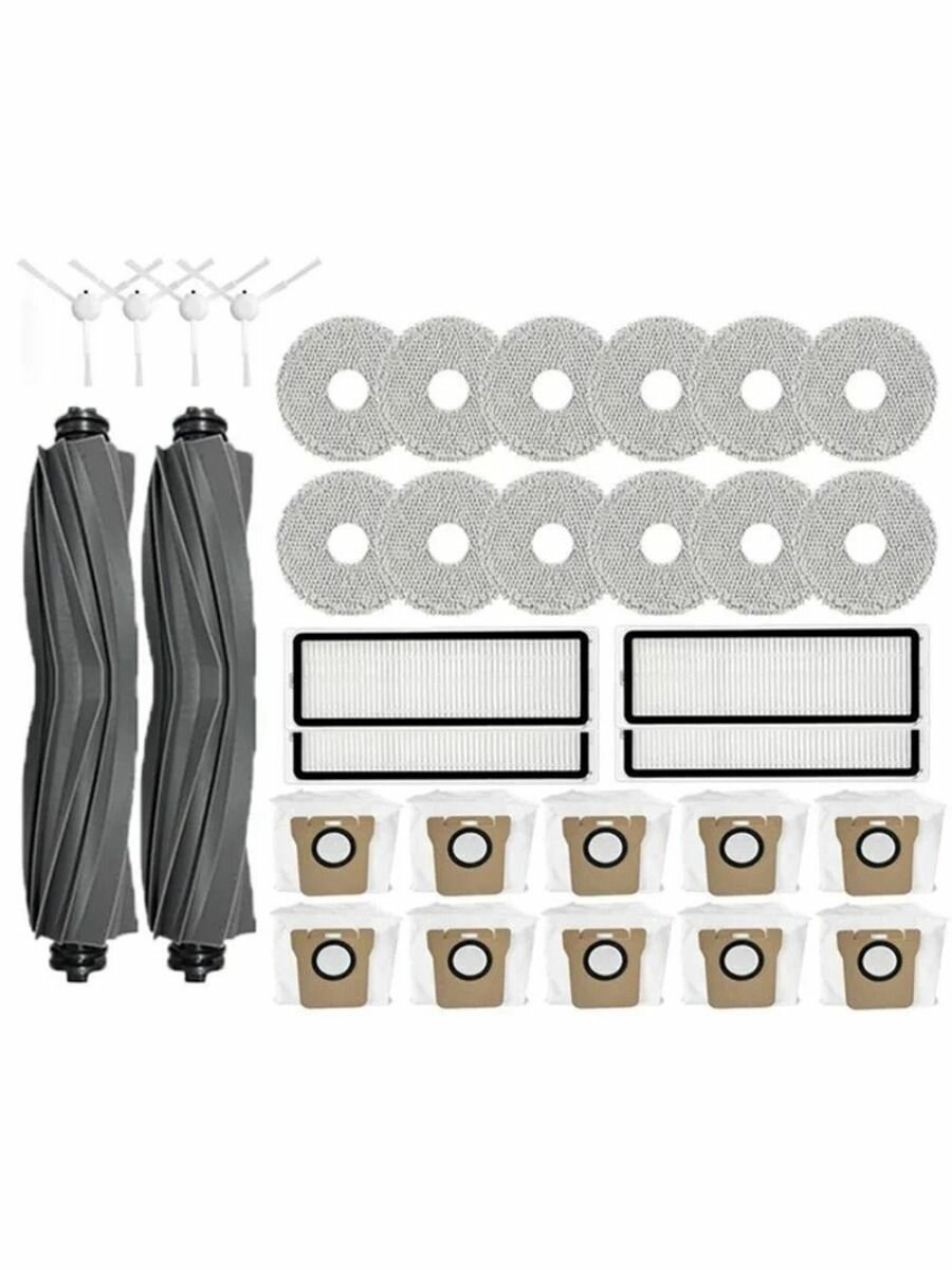 Для Dreame L10S Ultra / S10 Pro XIAOMI Mijia Omni 1S B101CN Робот X10+ Робот-пылесос Основная боковая щетка Фильтр швабры Запчасти