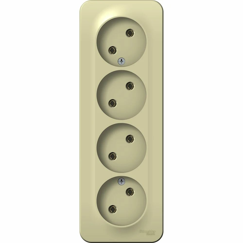 4-ая наружная розетка Systeme Electric Blanca BLNRA000417
