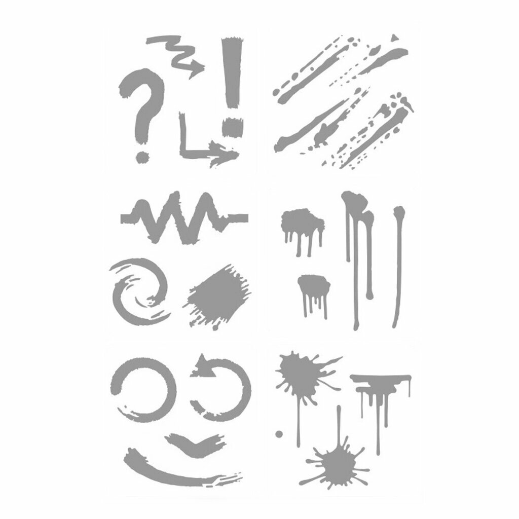 6 Шт трафареты с сердечками Выдалбливают трафареты для рисования шаблонов Принадлежности для рукоделия