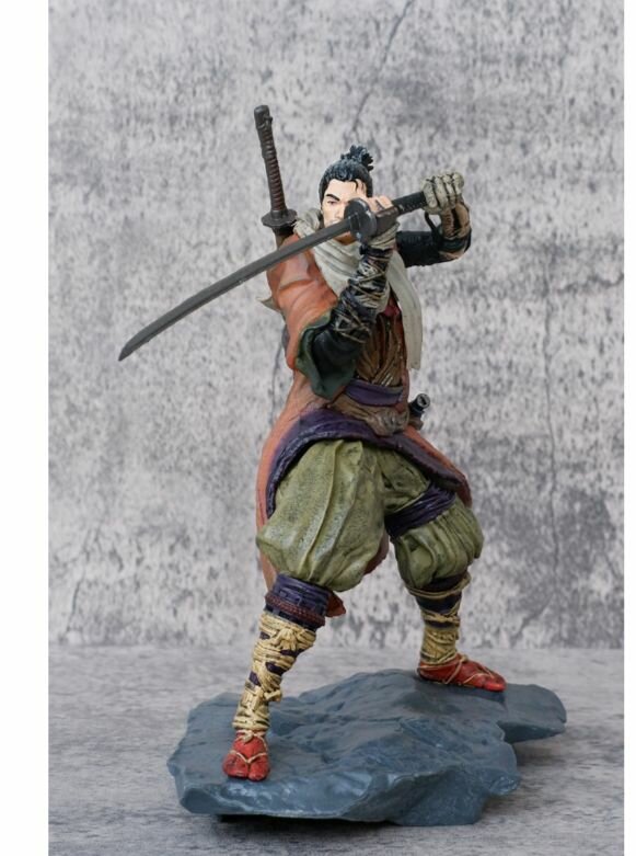 Фигурка Sekiro Shadows Die Twice, Однорукий волк Тени умирают дважды Секиро, (20см)