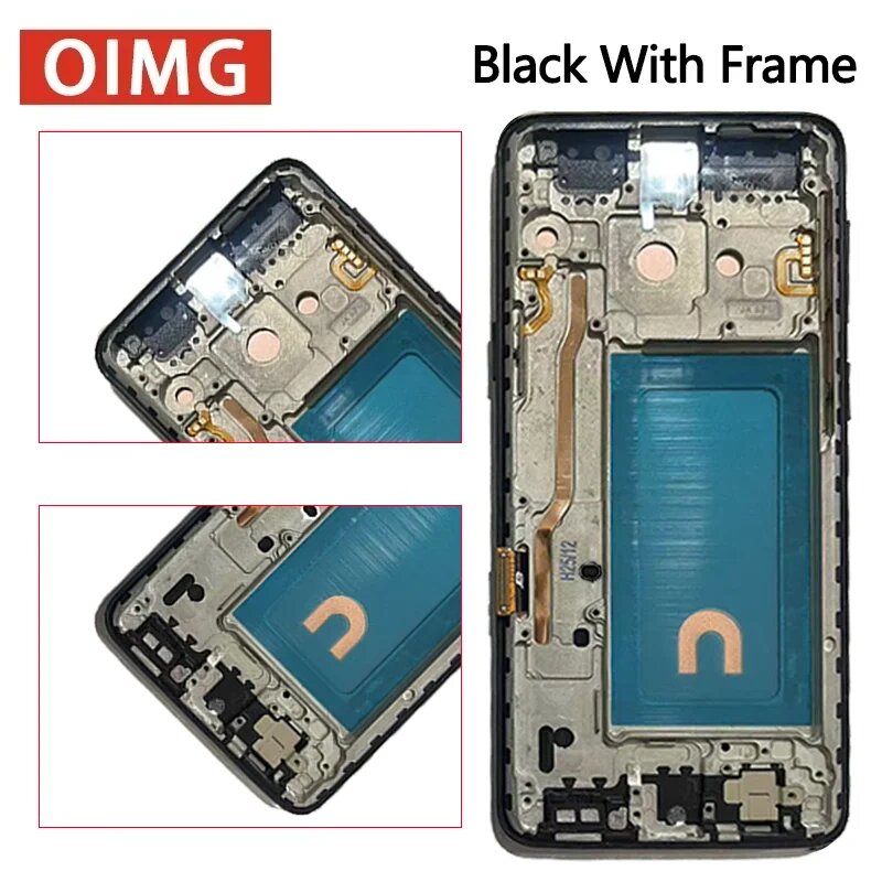 Высококачественный TFT-дисплей с сенсорным экраном и рамкой для Samsung S9 G960 G960F, замена дисплея для Samsung S9 Black With Frame