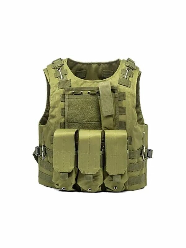 Реалистичный тактический разгрузочный жилет для косплея, с карманами и системой быстрого снятия