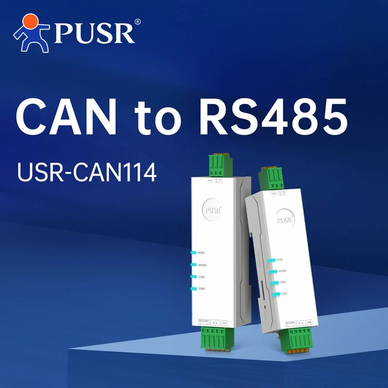 PUSR RS485 RS232 Преобразователь Ethernet в CAN CANBus в фильтрацию последовательных данных Несколько режимов Промышленный дизайн USR-CAN114/112/115