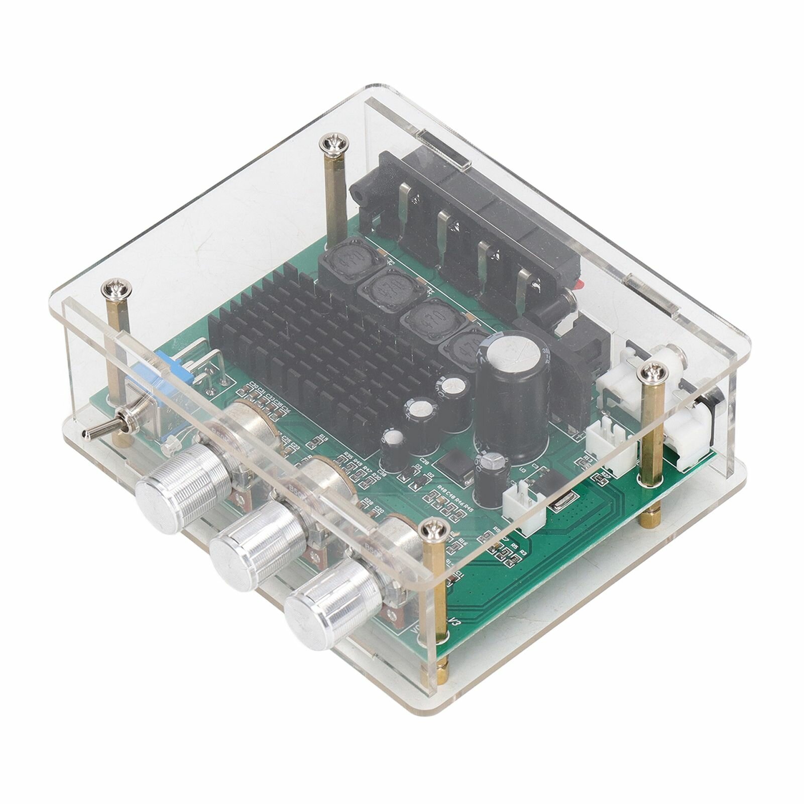 Цифровой стерео аудио-усилитель, 2-канальный, предусилитель, дом/авто