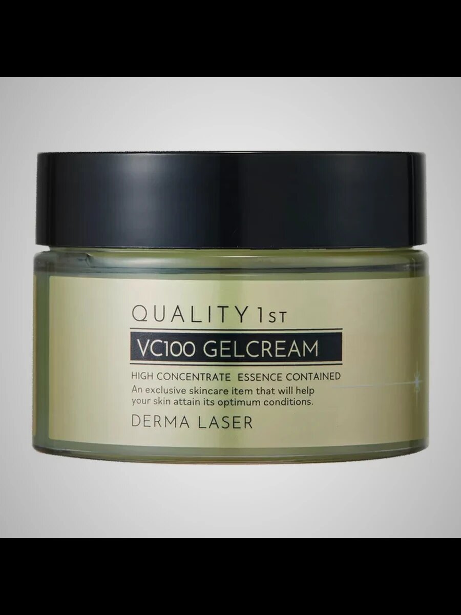 QUALITY FIRST DERMA LASER EX SUPER VC100, Крем-гель на основе на основе высококонцентрированного ниацинамида, четырех видов витамина С VC100 дерма лазер для сужения пор 80 гр