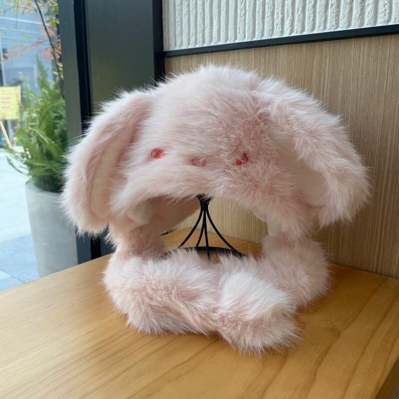 Hello Kitty плюшевая шапка Sanrio, Белый