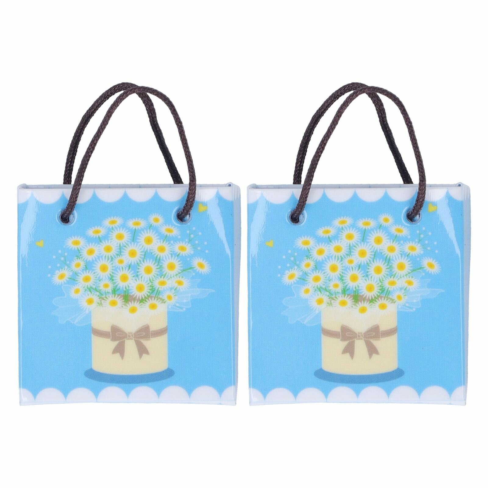 2 бумажных пакета 1:12 для кукольного домика, коллекция H