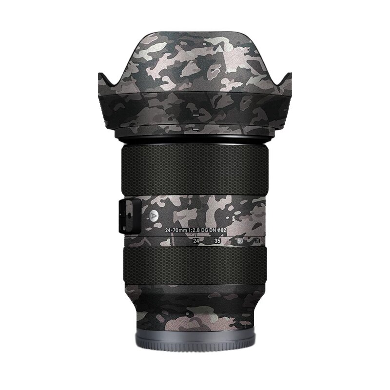 Пленочный защитный чехол для объектива Sigma 24-70мм f/2.8 DG DN Art, Тактический камуфляж винил для Sony E/Mount