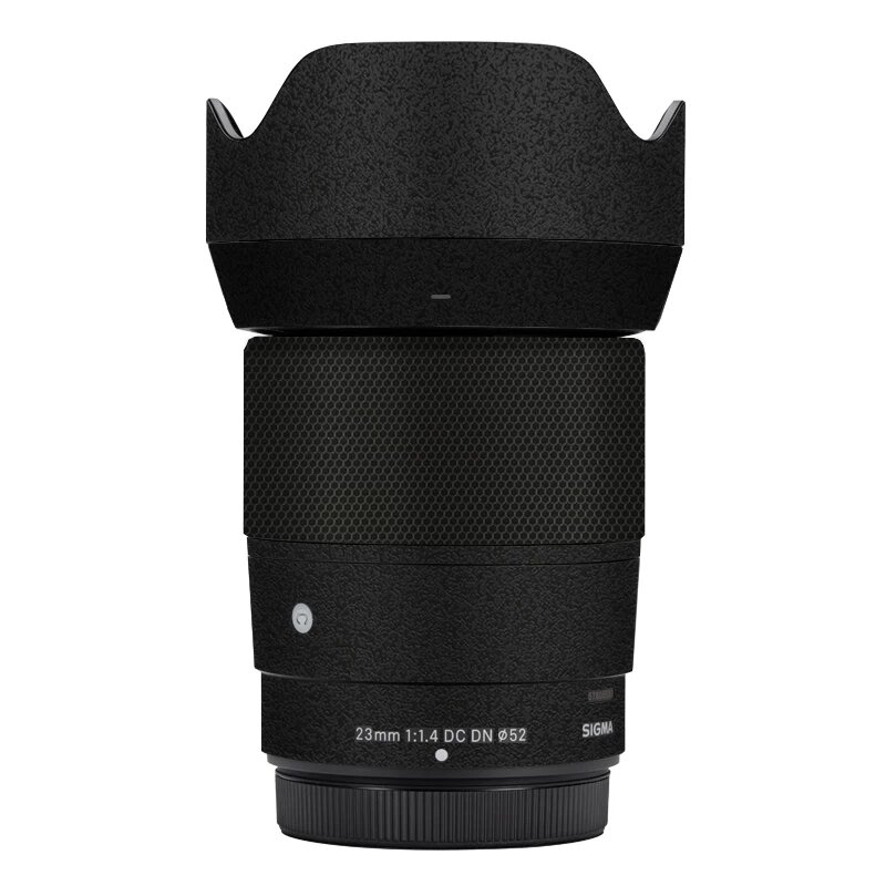 Защитная пленка для объектива Sigma 23mm f/1.4 Fuji Mount - матовая черная пленка с 3M клеем