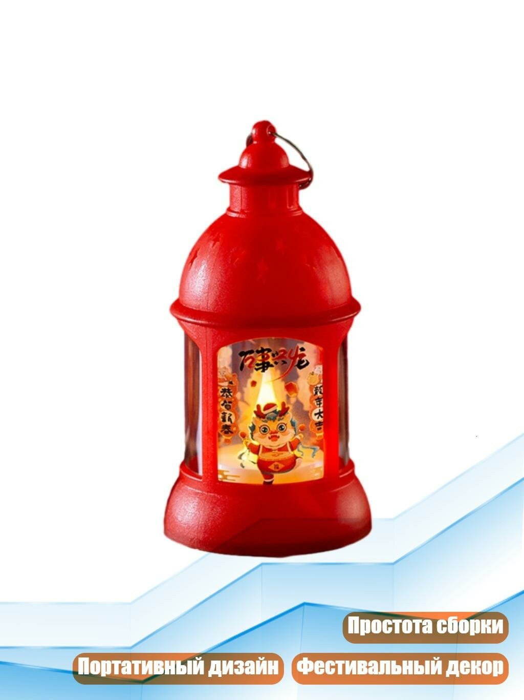 Светодиодный фонарик с рисунком, детский подарок, Все вещи процветают