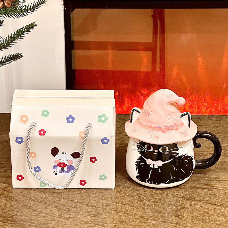 Подарок на день рождения для девочек, практичный небольшой презент, высокая эстетическая ценность, милая керамическая кружка, изысканный подарок для лучших подруг.