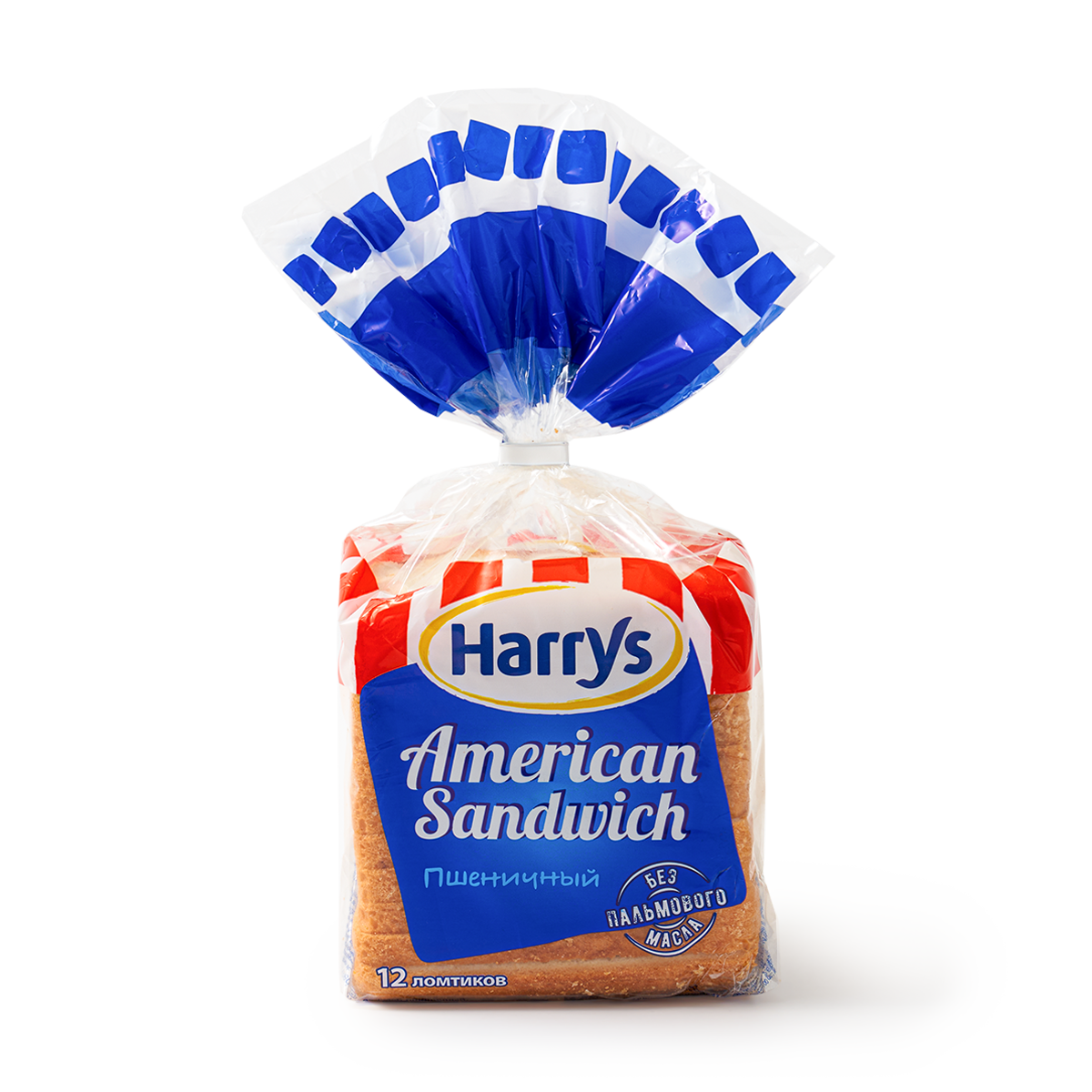 Хлеб Harry's American Sandwich, пшеничный, тостовый, с сахаром, 470 г