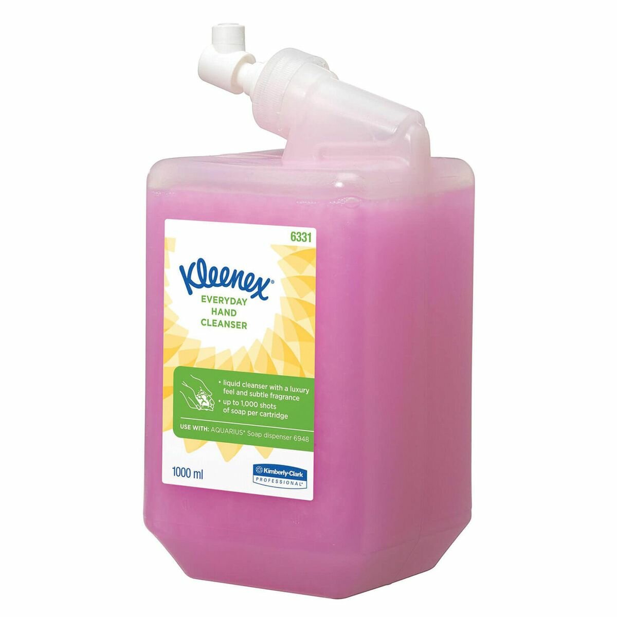 Картридж одноразовый с жидким мылом Kimberly-Clark Kleenex Everyday Use, 1л, розовый (6331)