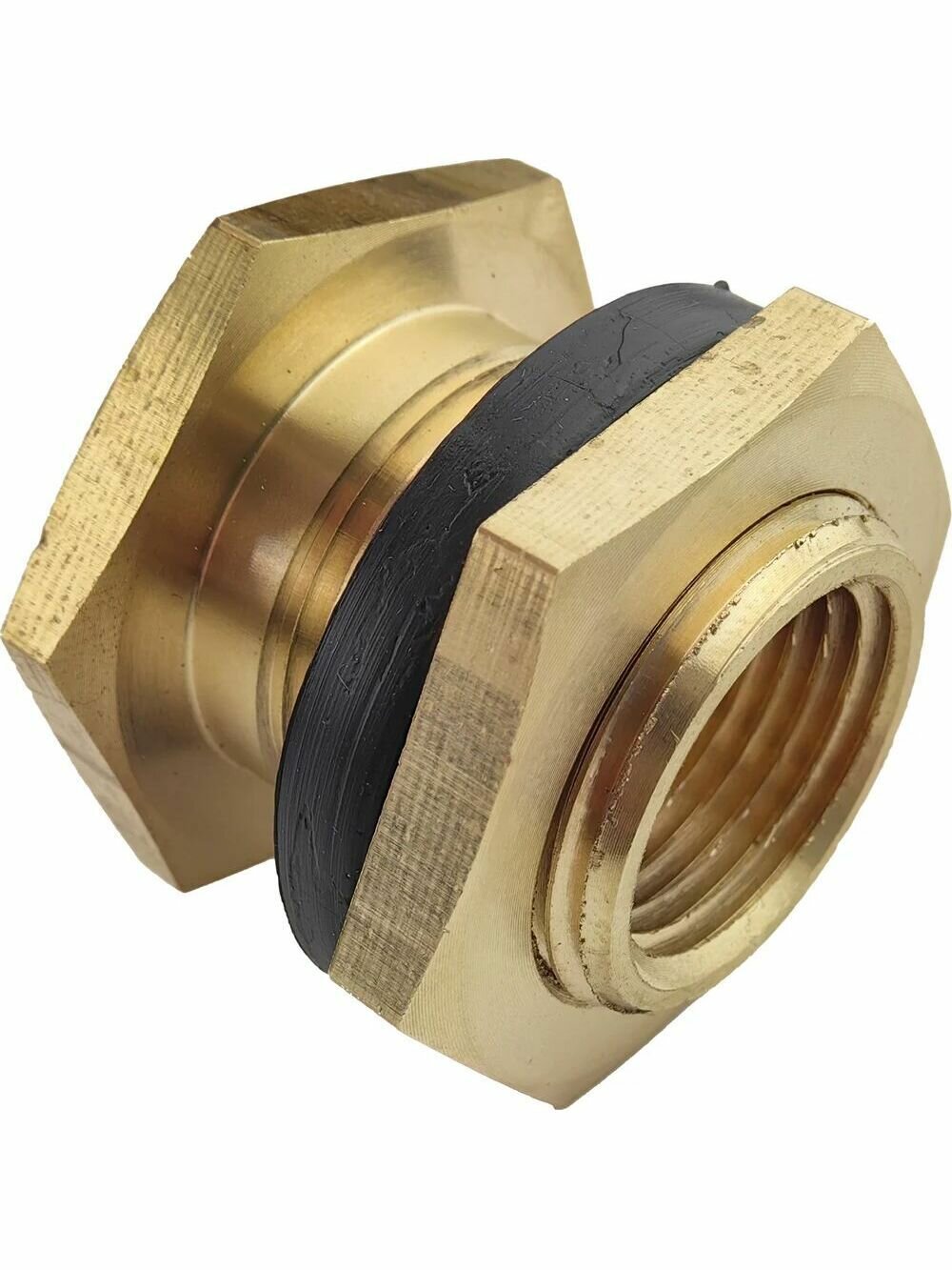 Штуцер для врезки в бочку 1/2" ВР х 3/4" НР HG 1896219