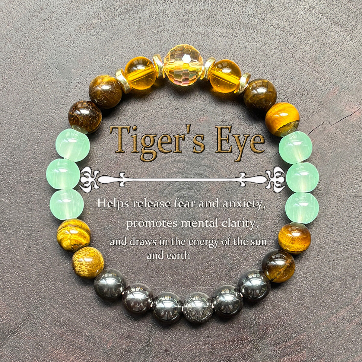 YM Mall Браслеты из бусин Зеленые бусины и стекло Элегантность