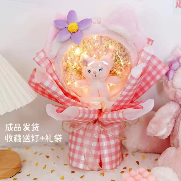 Новогодний подарок Звездное небо Вечный цветок СтеллаЛу Мультяшный букет Подарок на день рождения для девочек Кукла