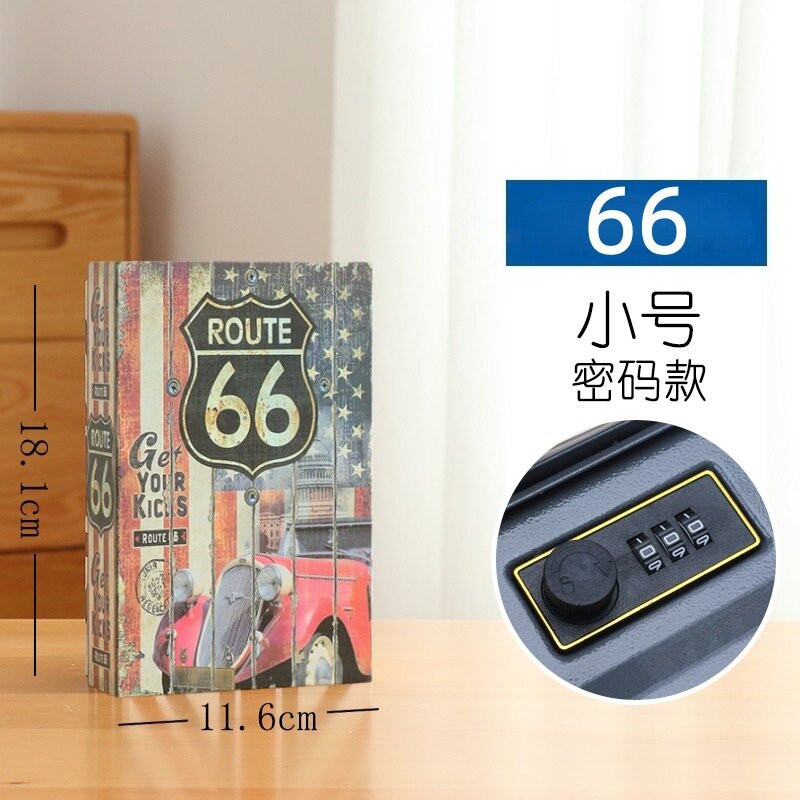 Книжная сейф-копилка, большая очень большая коробка для пароля, банкнота, копилка для взрослых, креативная копилка с