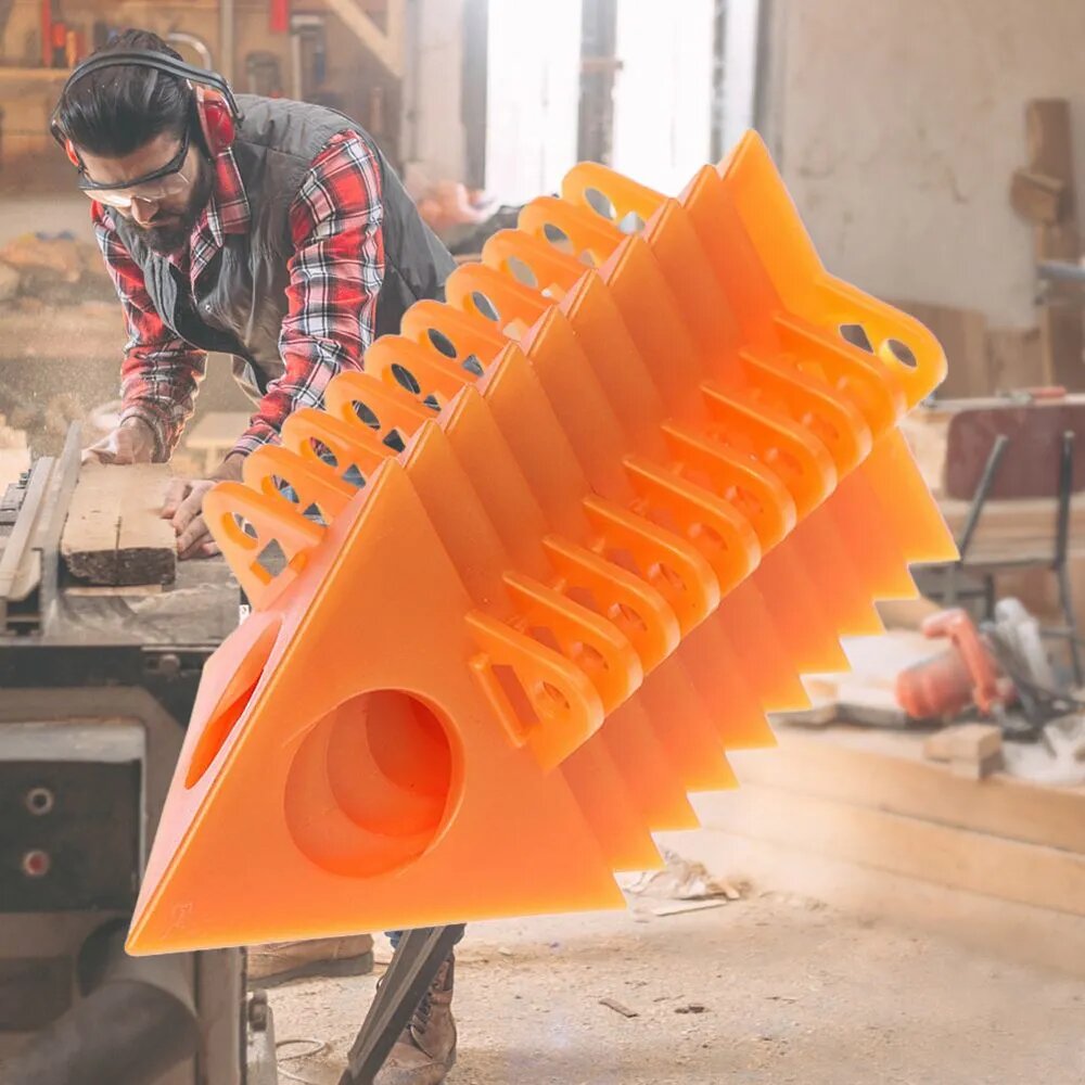 10 шт/набор деревообрабатывающих инструментов, треугольные малярные колодки, портативные пирамиды стойки для живописи