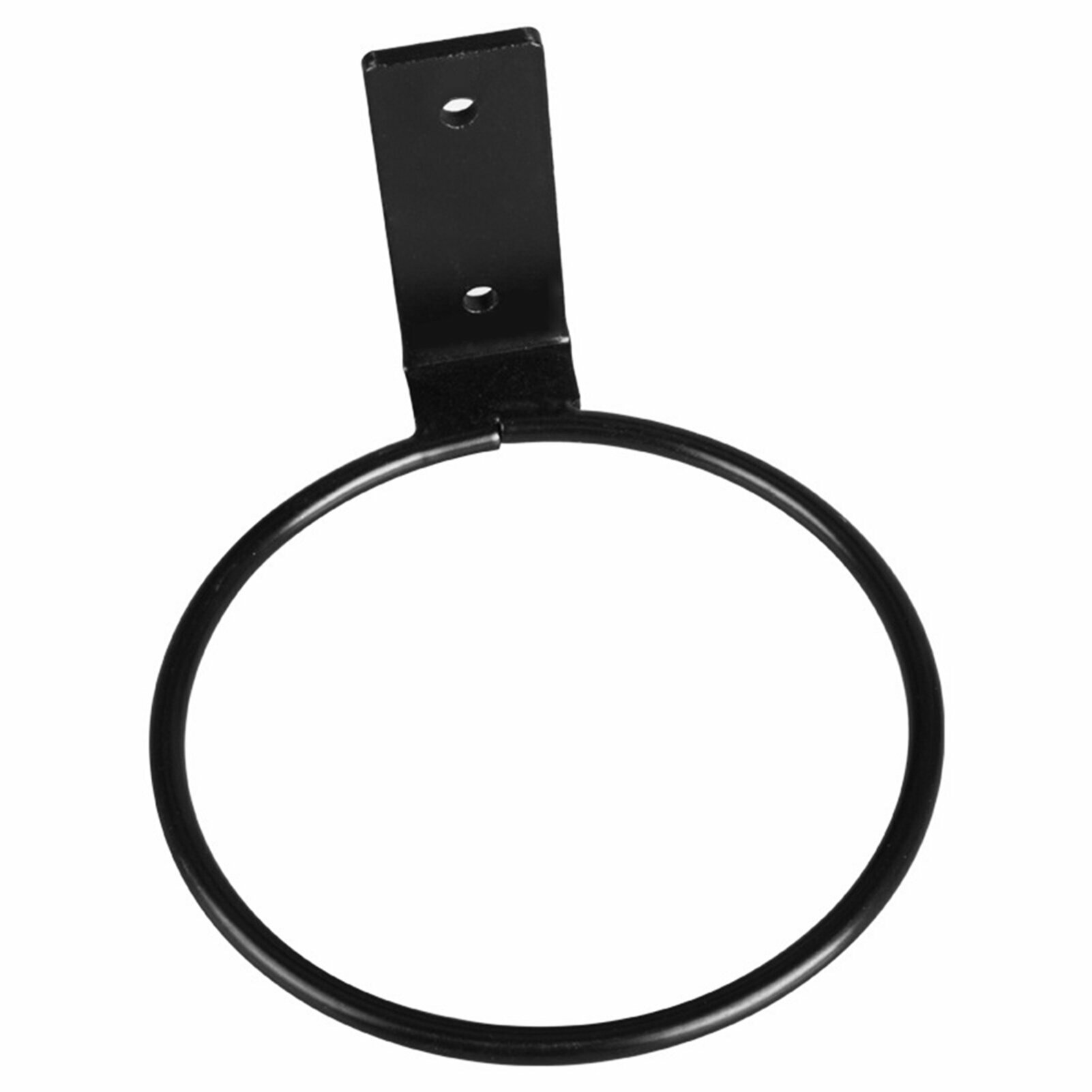 Кольцо-держатель для цветочных горшков на стене, подвесной раковина для растений, металлические крючки для растений, черный цвет, размеры 4 дюйма/5 дюймов/6 дюймов/8 дюймов (по выбору), количество 1 шт./3 шт. (по выбору)