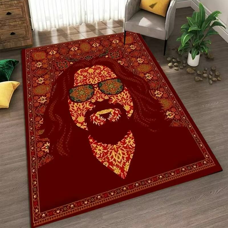 Ковер Лебовски, мягкий ворс 8 мм, легко чистится, гипоаллергенный, 1 x 1.6 м