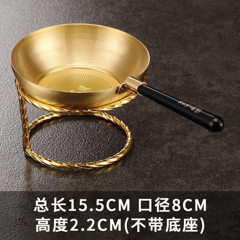 Японский стиль медный чайный фильтр, креативный чистый медный фильтр, сетка для кунг-фу чайного набора, аксессуары, ручной работы, сепаратор для чая, воронка