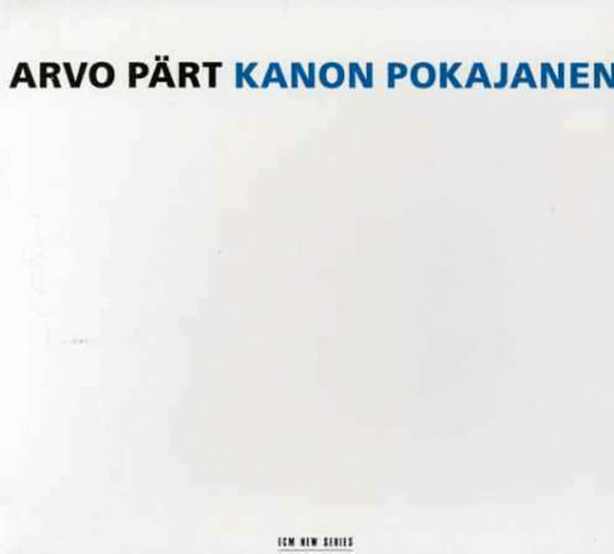Компакт-диск Arvo Pärt (geb. 1935) - Kanon Pokajanen (2 CD)