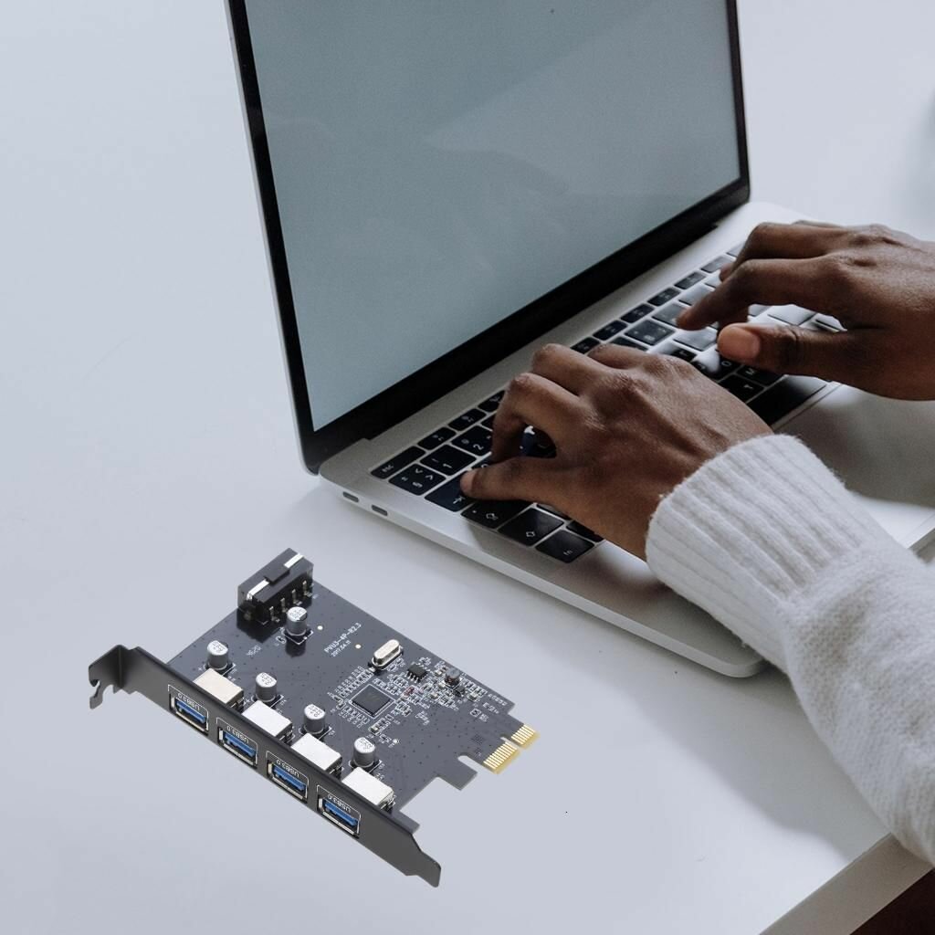 4-портовый USB 3.0 PCI-E контроллер — фото 1