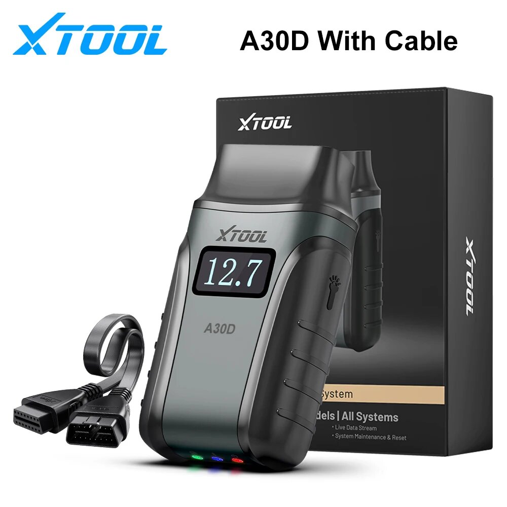 Новый сканер XTOOL Anyscan A30D V2.0 2026 года выпуска, пожизненная бесплатная A30D with cable