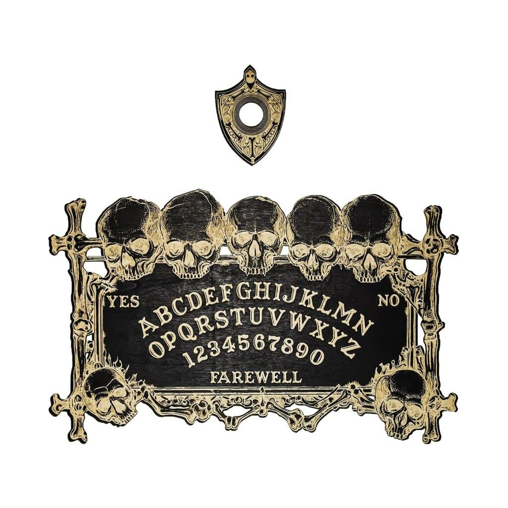 Доска спиритическая деревянная, Череп