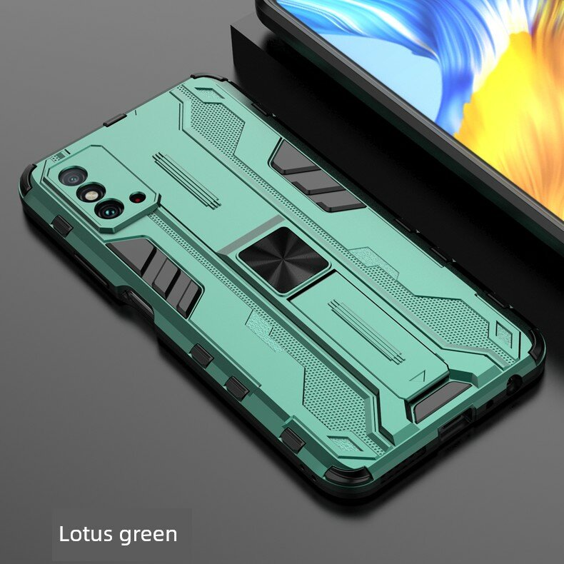 Силиконовый чехол Honor X10 Max с воздушной подушкой, полная защита объектива, цвет зеленый - подходит для экрана 6,5