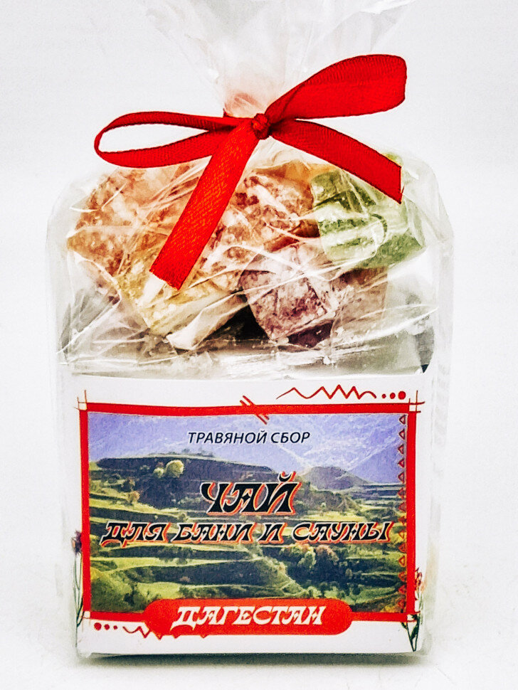Краснополянский чай "для бани и сауны" 40гр +лукум 50гр Дагестан